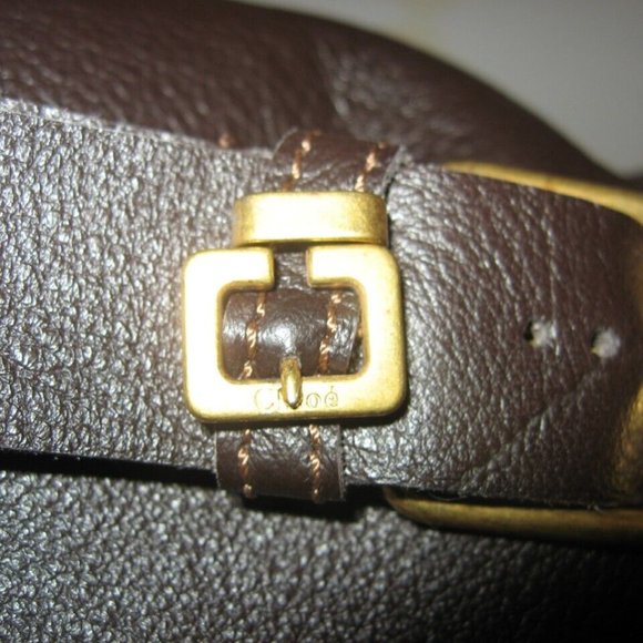 Chloe | Shoes | Chloe Brown Prince Paddington Leather Knee High Buckle ...